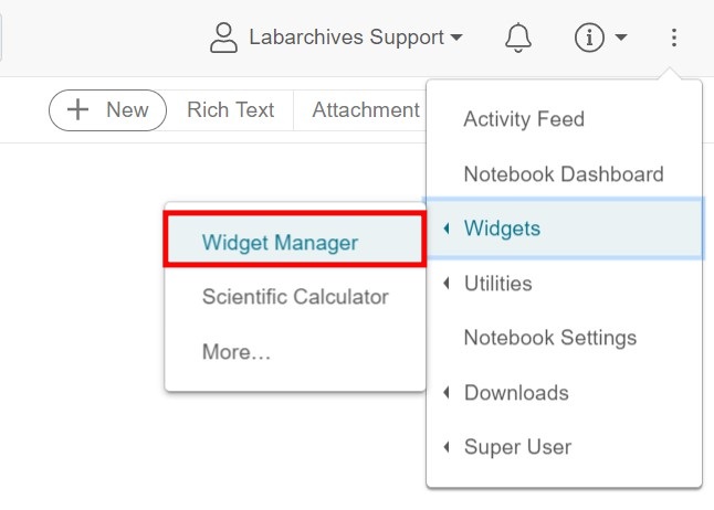 Share a Custom Widget – LabArchives