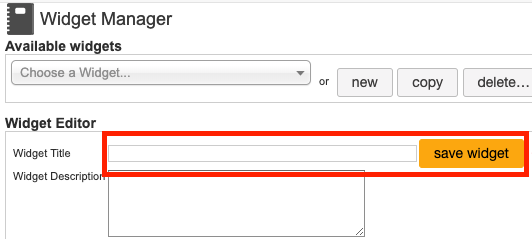 Share a Custom Widget – LabArchives