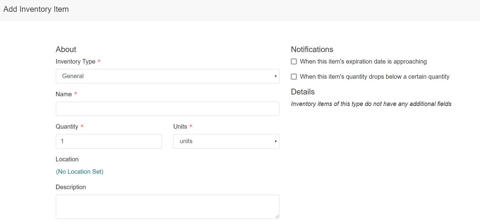 Adding an Inventory Item – LabArchives