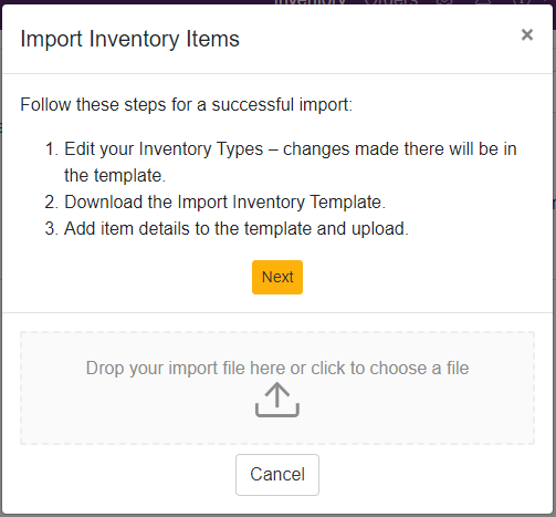 Importing Inventory Items from Excel – LabArchives