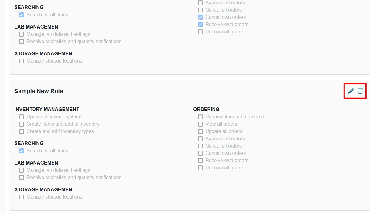 Creating Custom Roles – LabArchives
