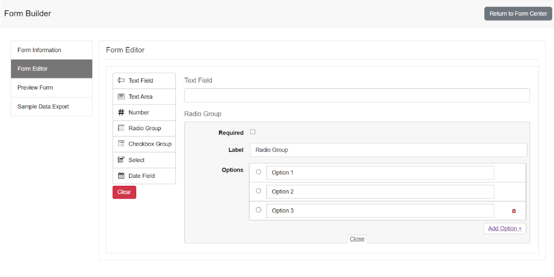 Form Builder: Creating and Editing Forms – LabArchives