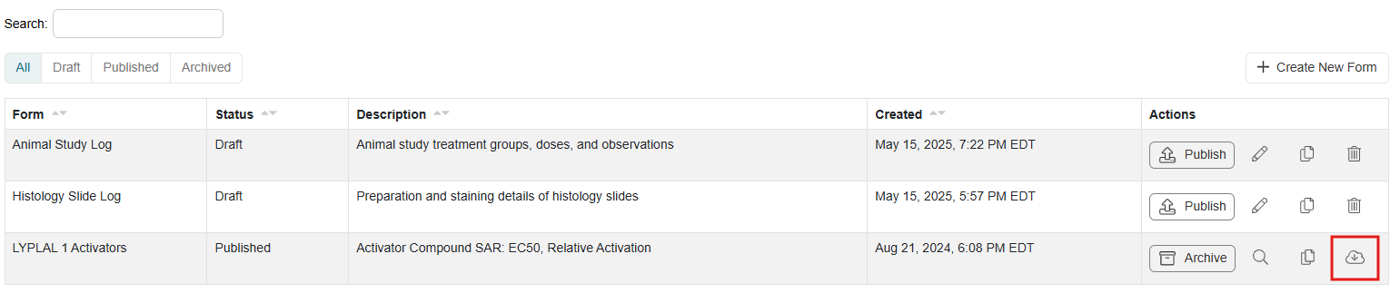 Exporting CSV Data – LabArchives